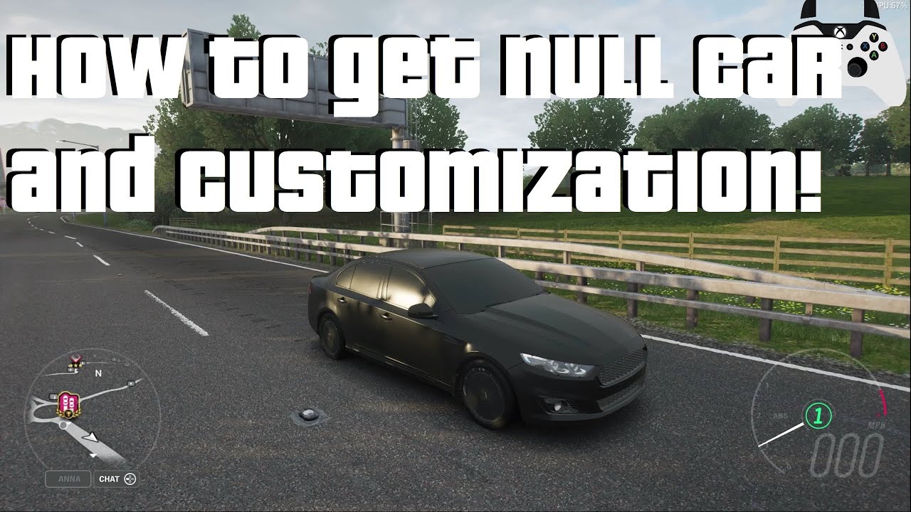 Forza Horizon 4; How to drive and customiza the Null Car! - YouTube