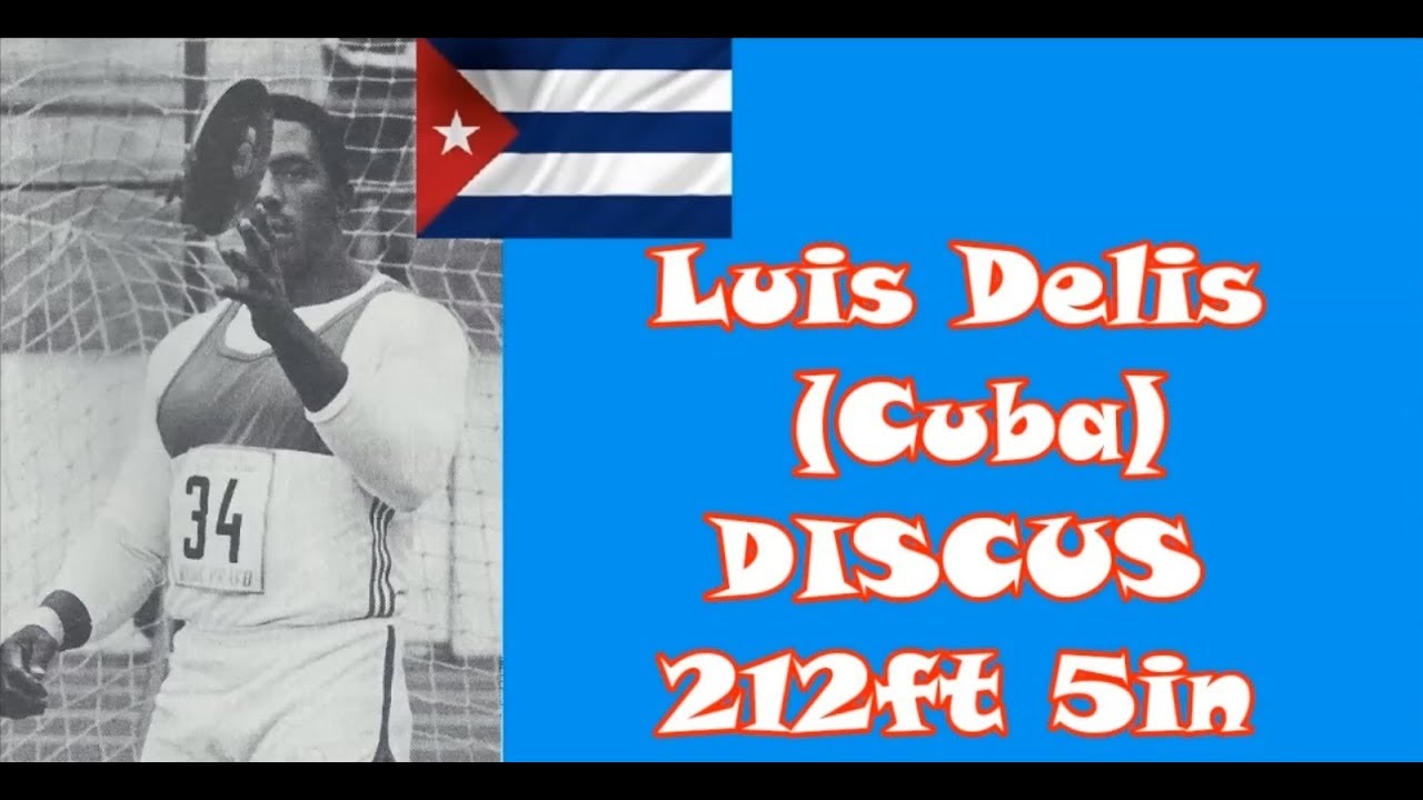 Luis Delís (Cuba) discus 64.74 meters (212ft 5in) (PB 71.06 meters ...
