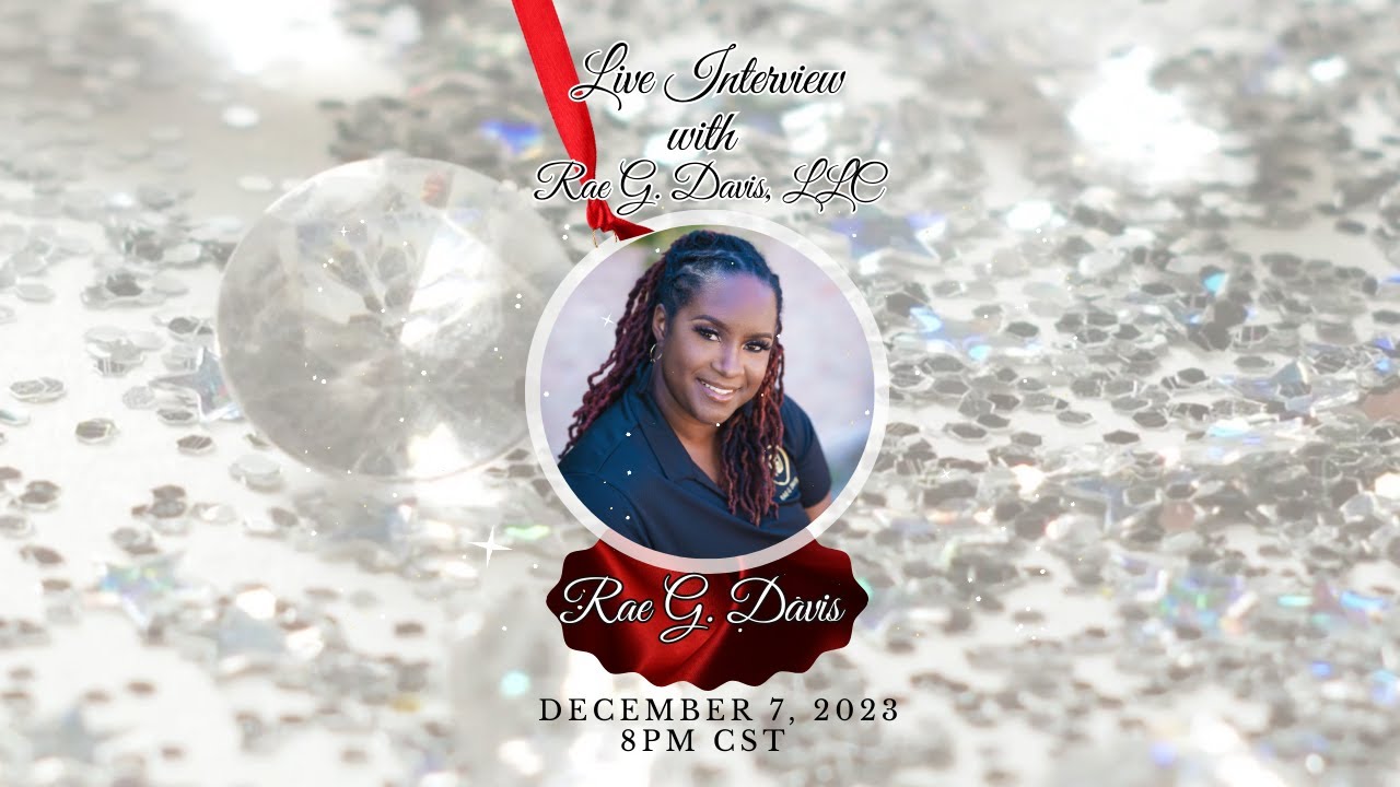 Holiday Giveaway: Live with Rae G. Davis of Rae G. Davis, LLC - YouTube