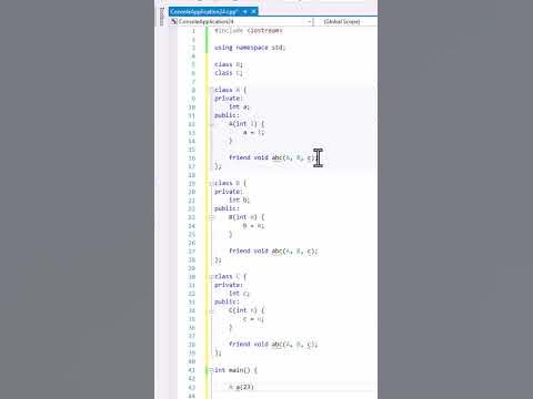 friend function in c++ example#oop #cpp #coding #cplusplus #programminglanguage #code # ...