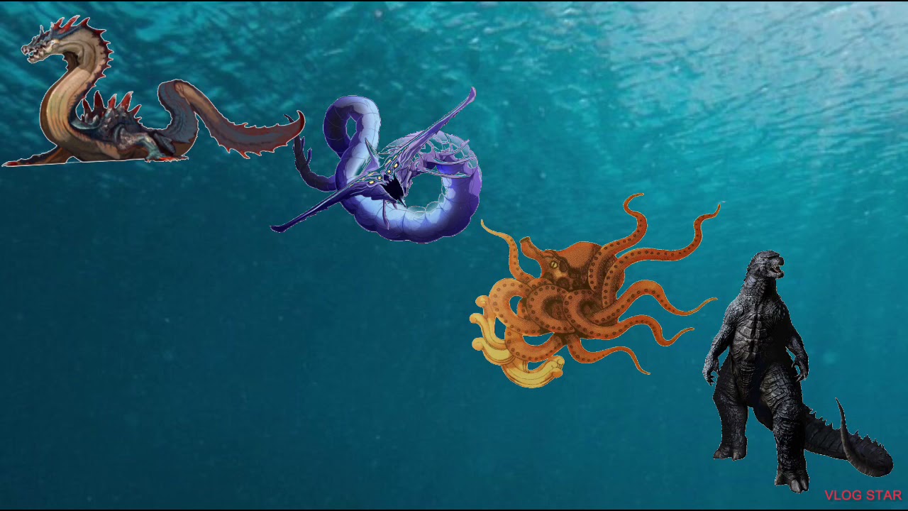 Sea creature size comparison - YouTube