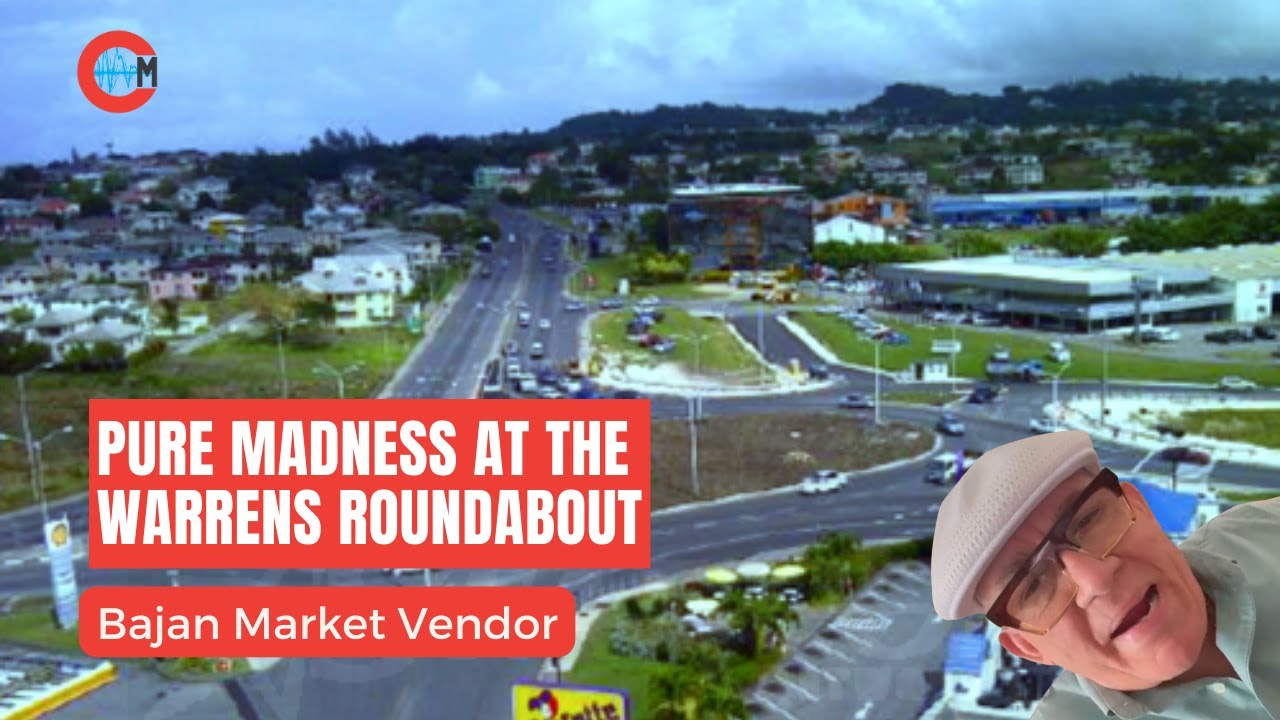 Pure madness at the Warrens roundabout - YouTube