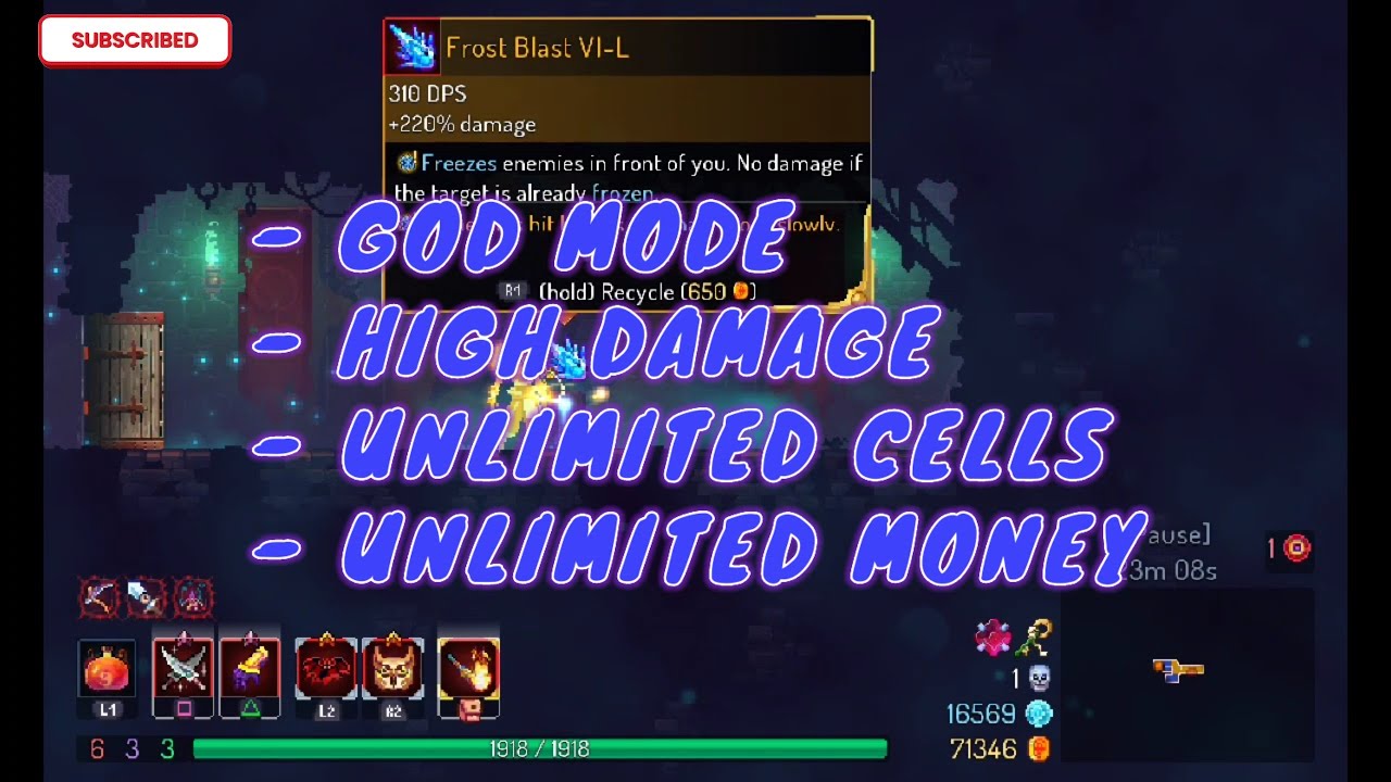 Dead Cells Mega Mod Menu Android Free - YouTube