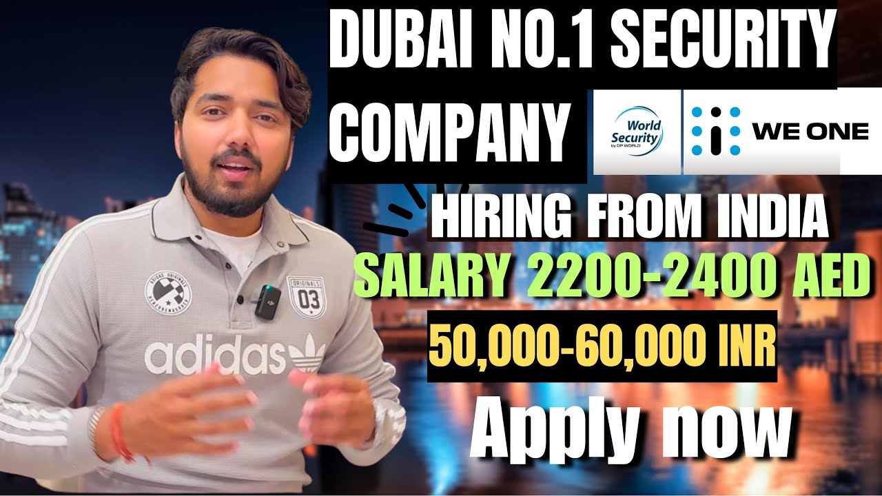 DUBAI NO.1 SECURITY COMPANY HIRING SECURITY GUARD FROM INDIA | GOLDEN ...