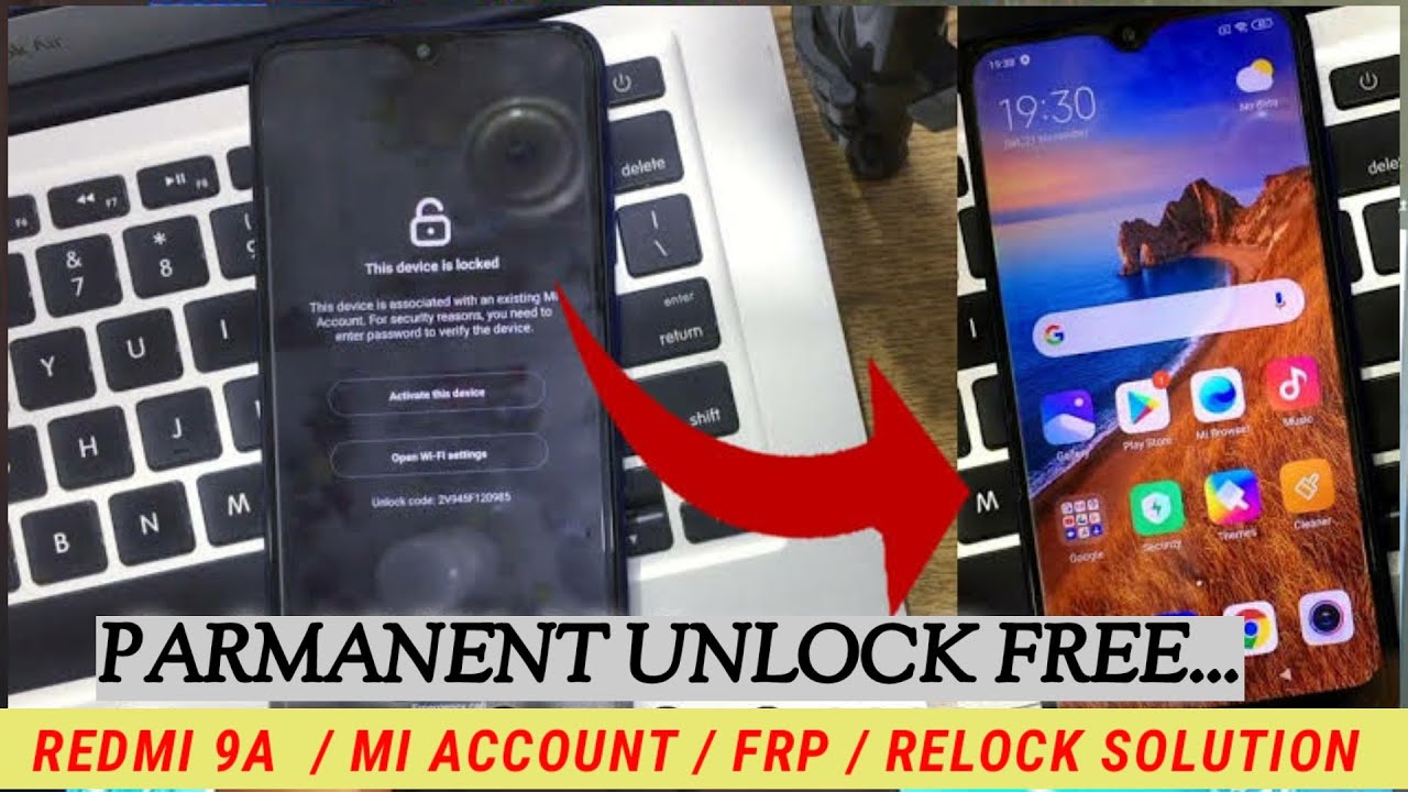 Redmi 9a mi account unlock tool 🔥 - YouTube