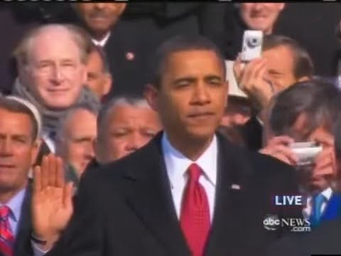 First inauguration of Barack Obama 2009 ABC News Coverage (1-20-2009 ...