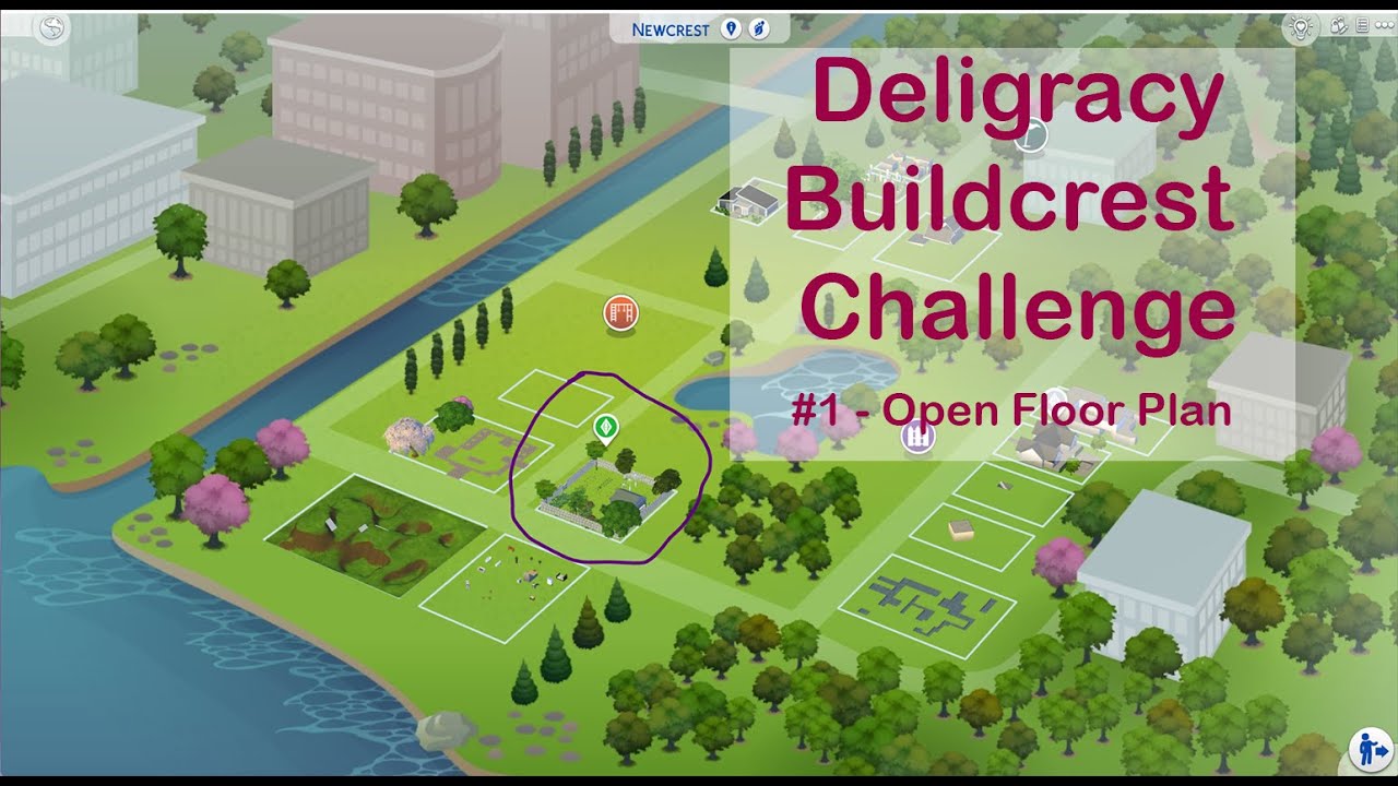 Deligracy Buildcrest Challenge #1 - Open Plan Lot - YouTube