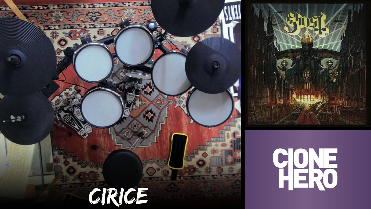 Cirice - Ghost || Clone Hero Drums Cover - YouTube