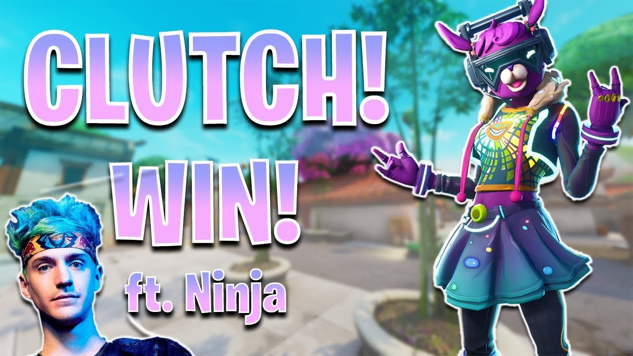 Insane CLUTCH win! ft. Ninja (Fortnite Battle Royale) - YouTube