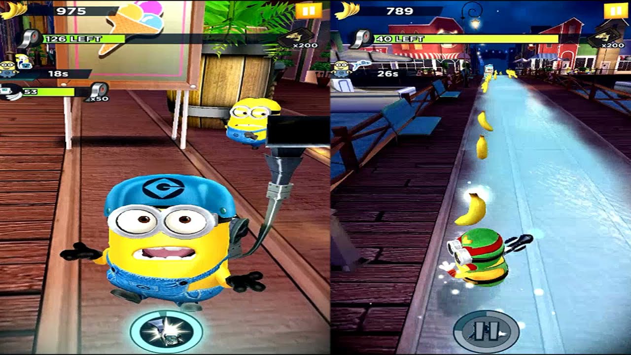 Minion Rush Despicable Me, Reverse Gameplay HD - "Photo Fishing" Fever ...