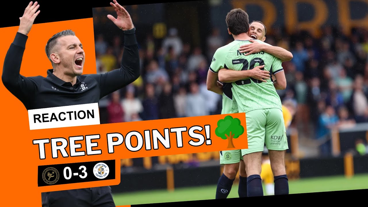GREEN ARMY! GREEN KIT! 3 GOALS! Burton Albion 0-3 Luton Town | Match ...
