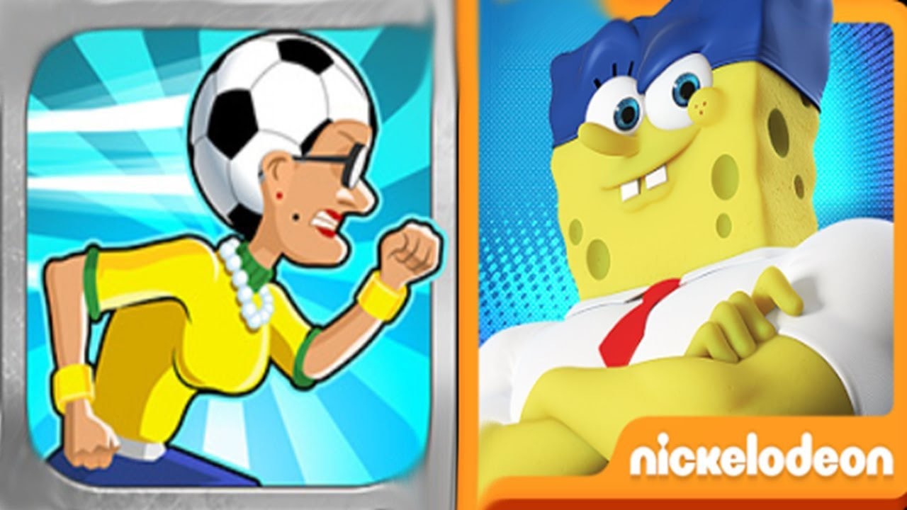 Spongebob On The Run VS Angry Gran Run - 2016 App Running Games - YouTube