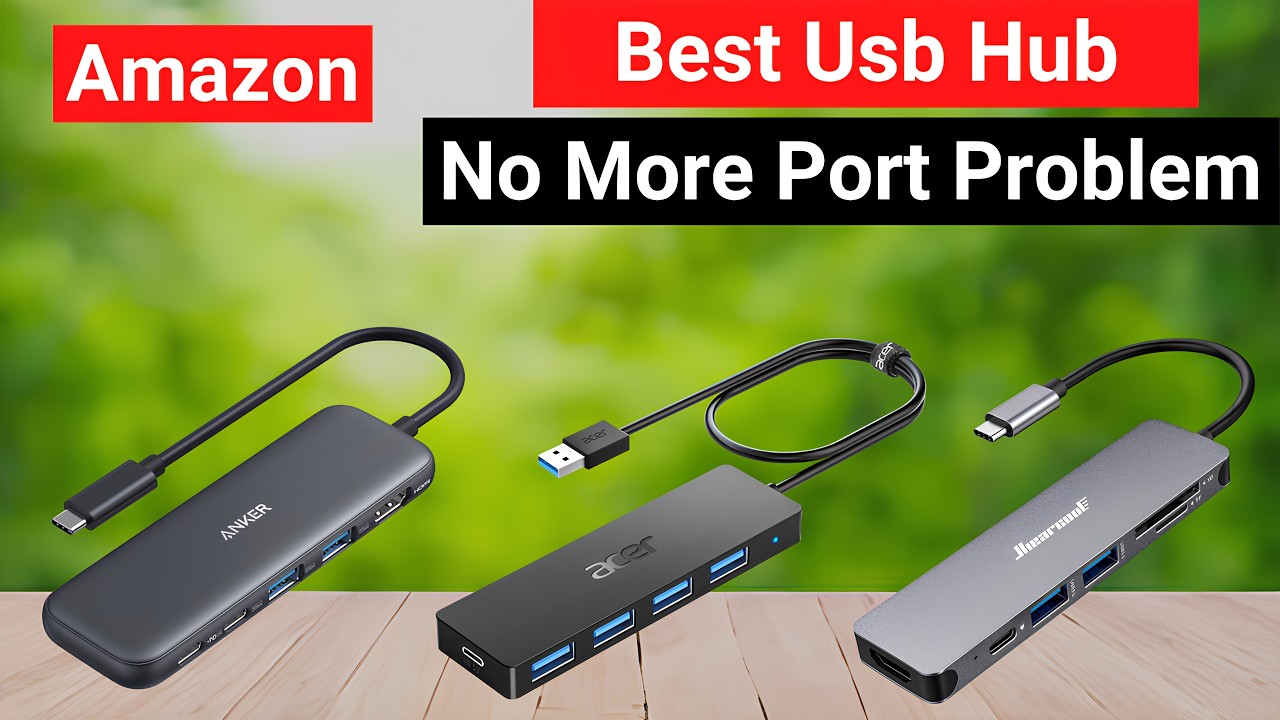Top 5 Best Cheap USB Hubs on Amazon – Ultimate Buyer’s Guide! - YouTube