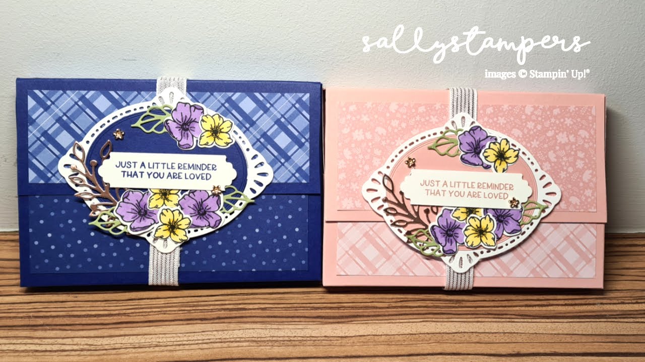 How To Make Framed Florets Cards And Box - YouTube