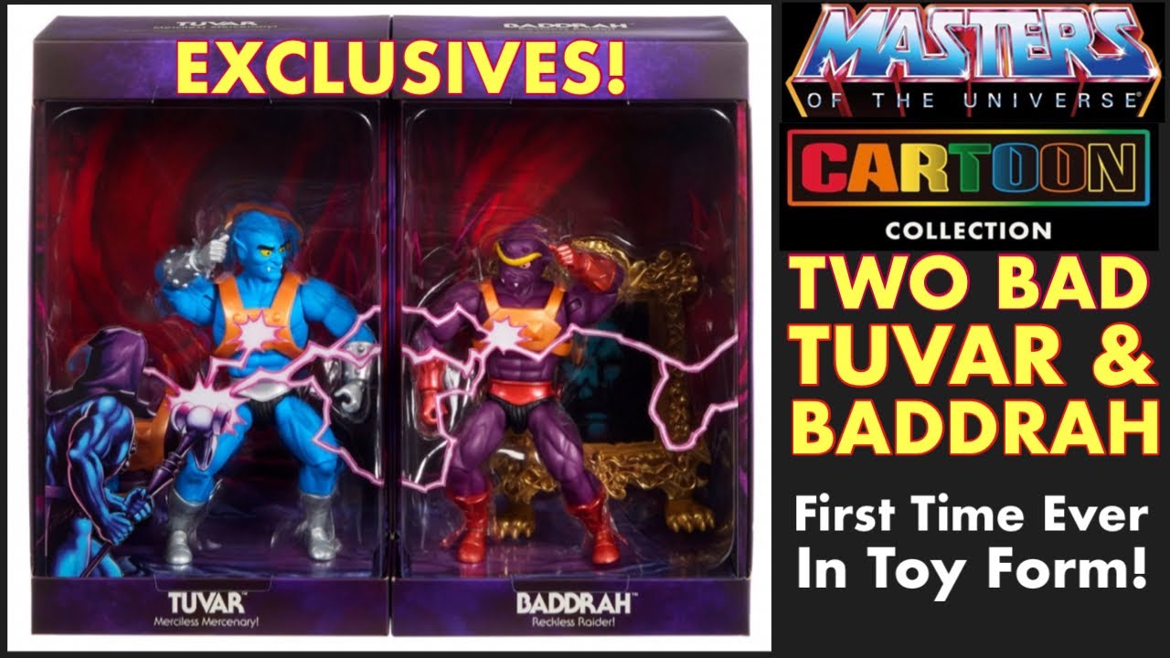 MOTU ORIGINS/ CARTOON COLLECTION TWO BAD/ TUVAR & BADDRAH - First Time ...