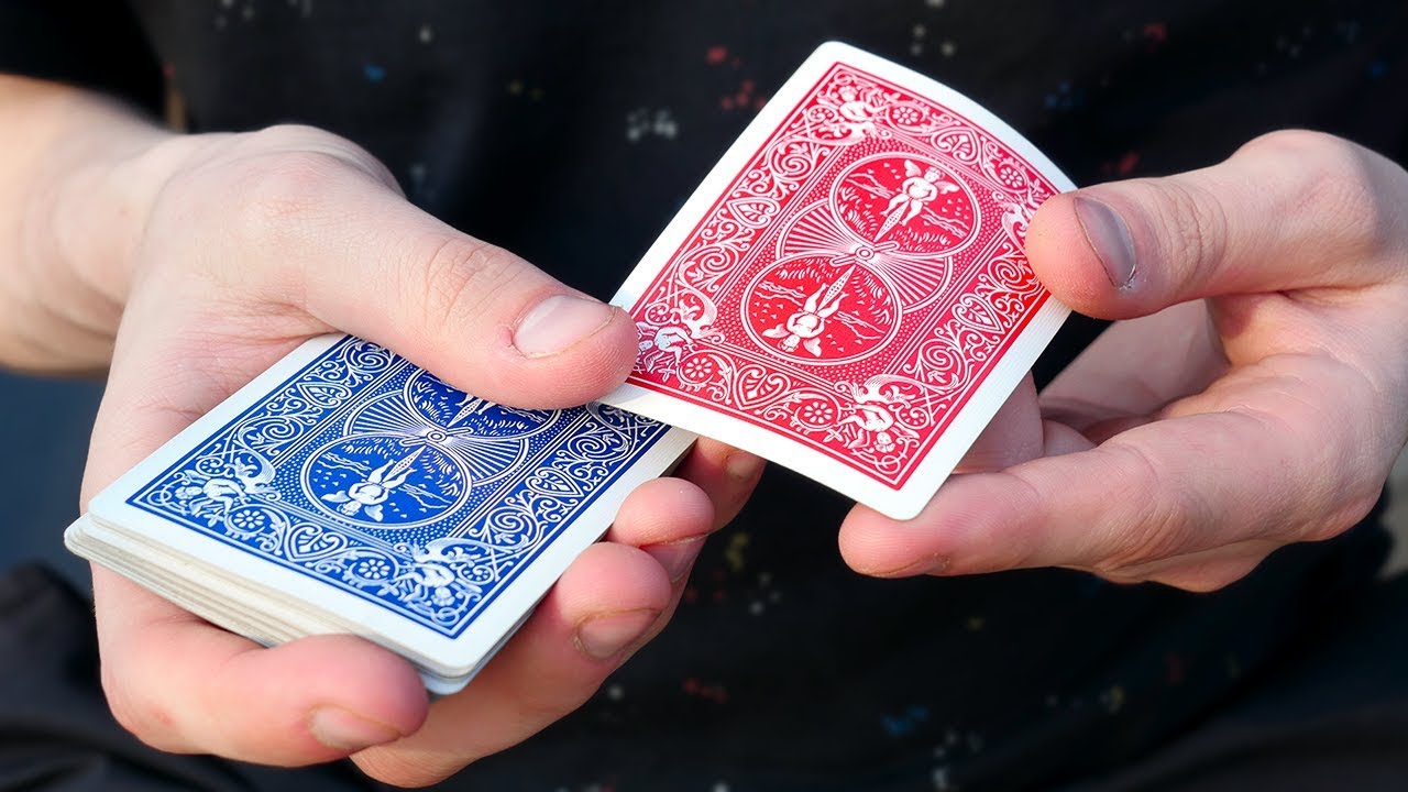 BLUE TO RED - Card Trick Tutorial - YouTube