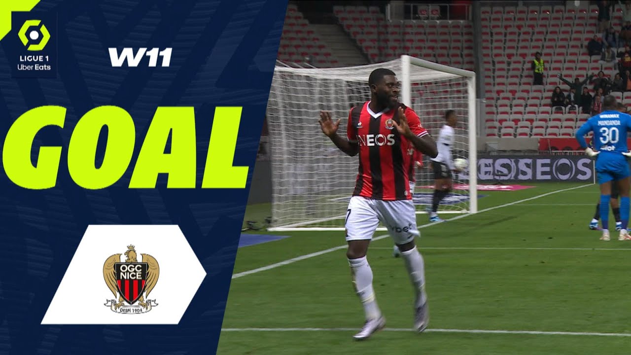 Goal Jeremie BOGA (45' - OGCN) OGC NICE - STADE RENNAIS FC (2-0) 23/24 ...