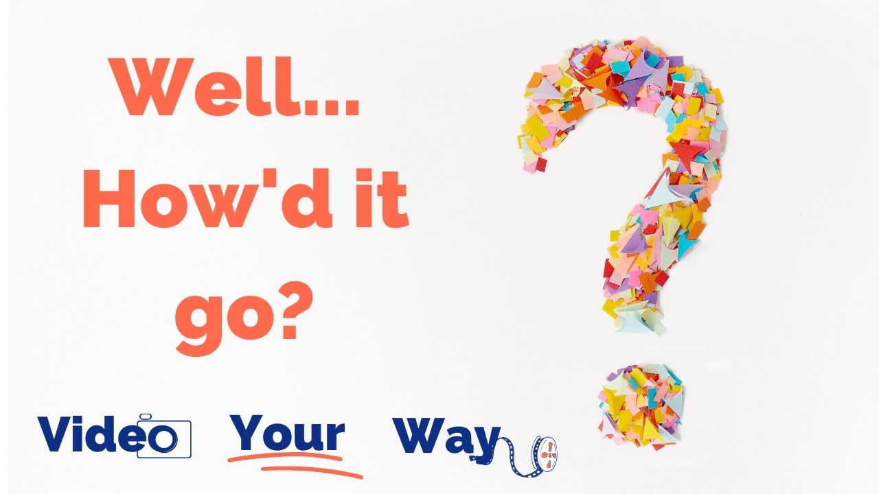 Week 8: Well? How'd it go? Is your video successful? - YouTube