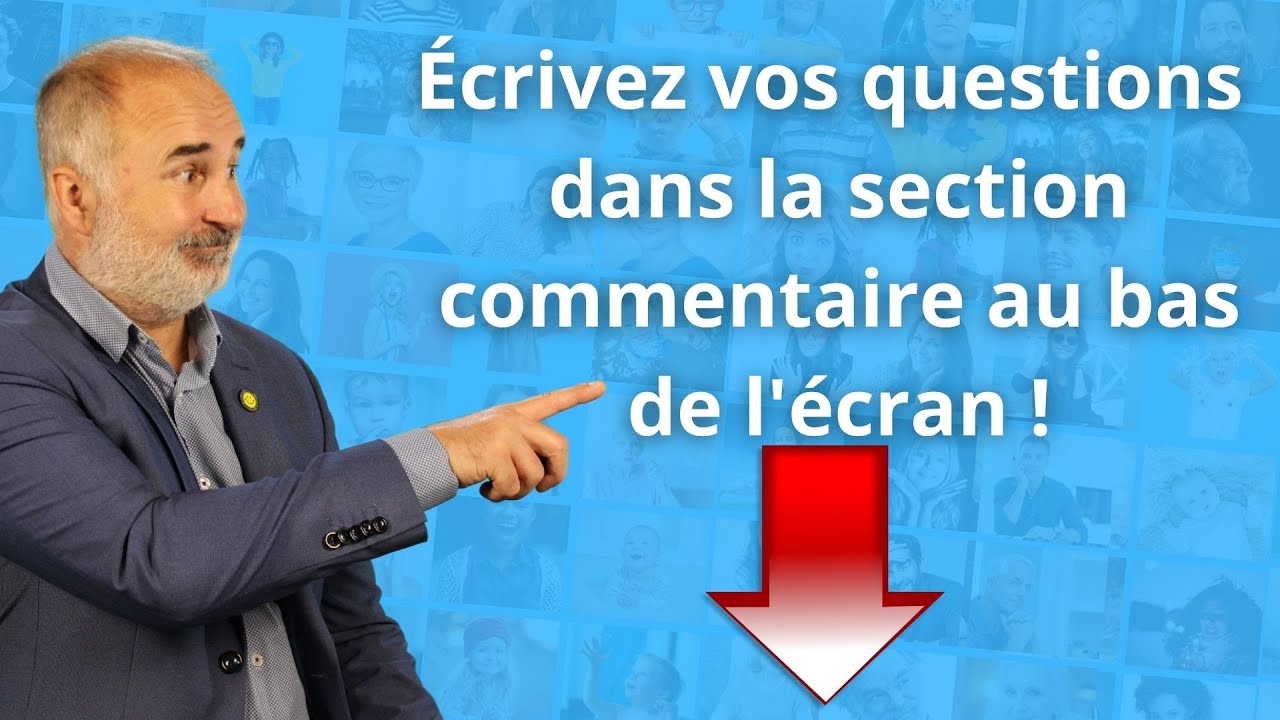 Posez vos questions et ajoutez vos commentaires - YouTube