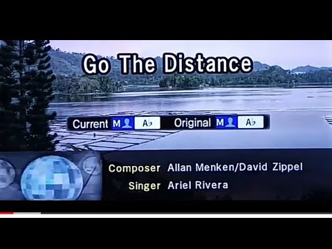 GO THE DISTANCE Ariel Revera 🎵Karaoke Version🎵 - YouTube