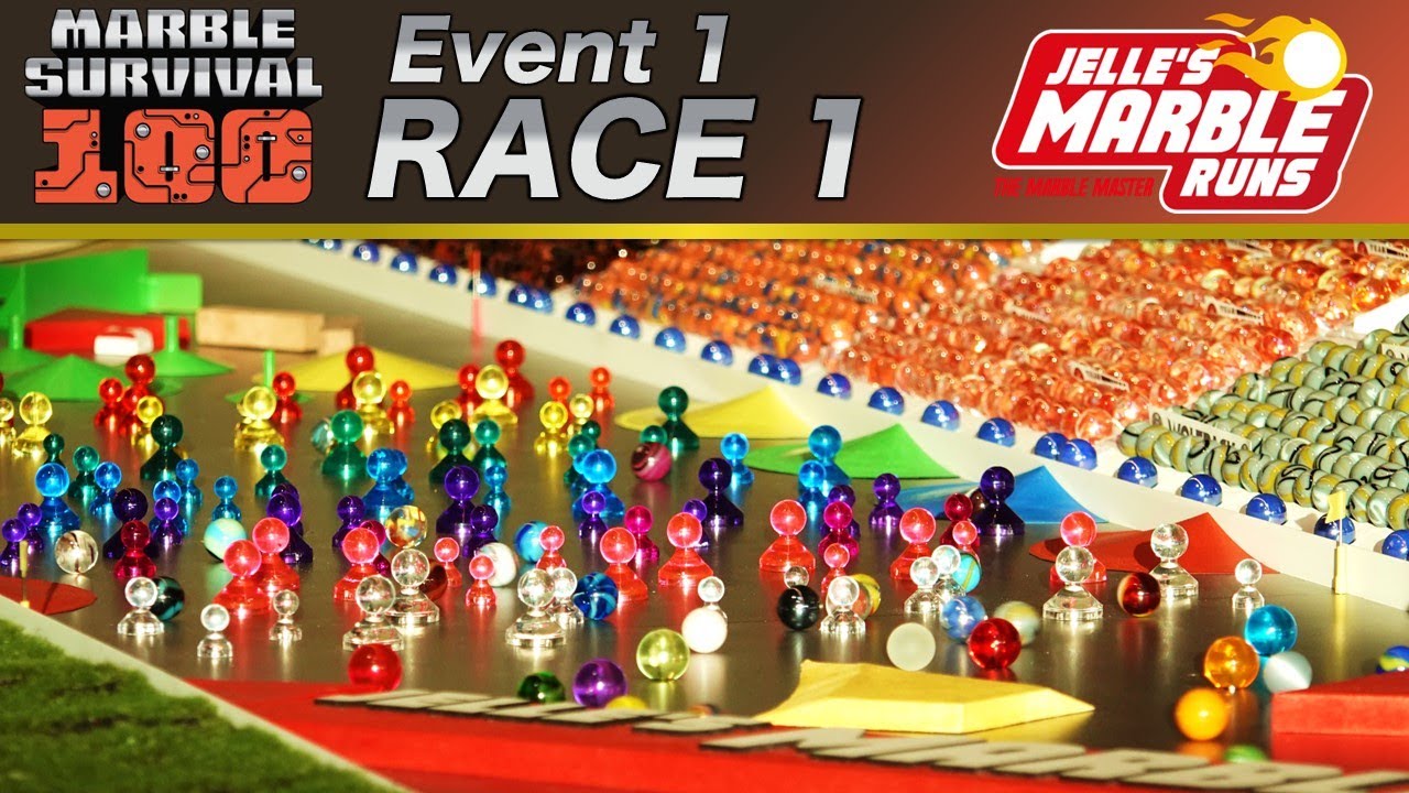 Marble Race: Marble Survival 100 - Race 1 - YouTube