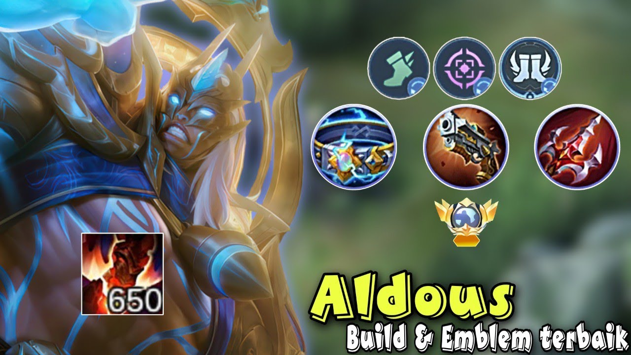 ALDOUS 650 STACK + BUILD 1 HIT TERSAKIT 2023 META BARU BUILD ALDOUS ...