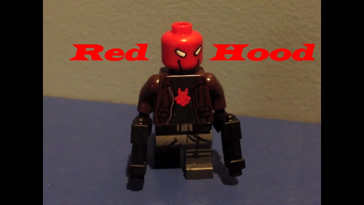 LEGO DC Comics 'Red Hood' Custom Minifigure Showcase - YouTube