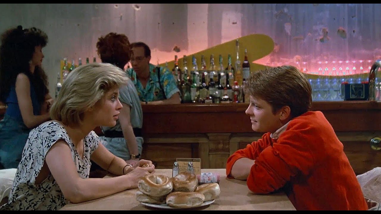 The Secret of My Success (1987) - First Date Dinner Bagel scene - YouTube