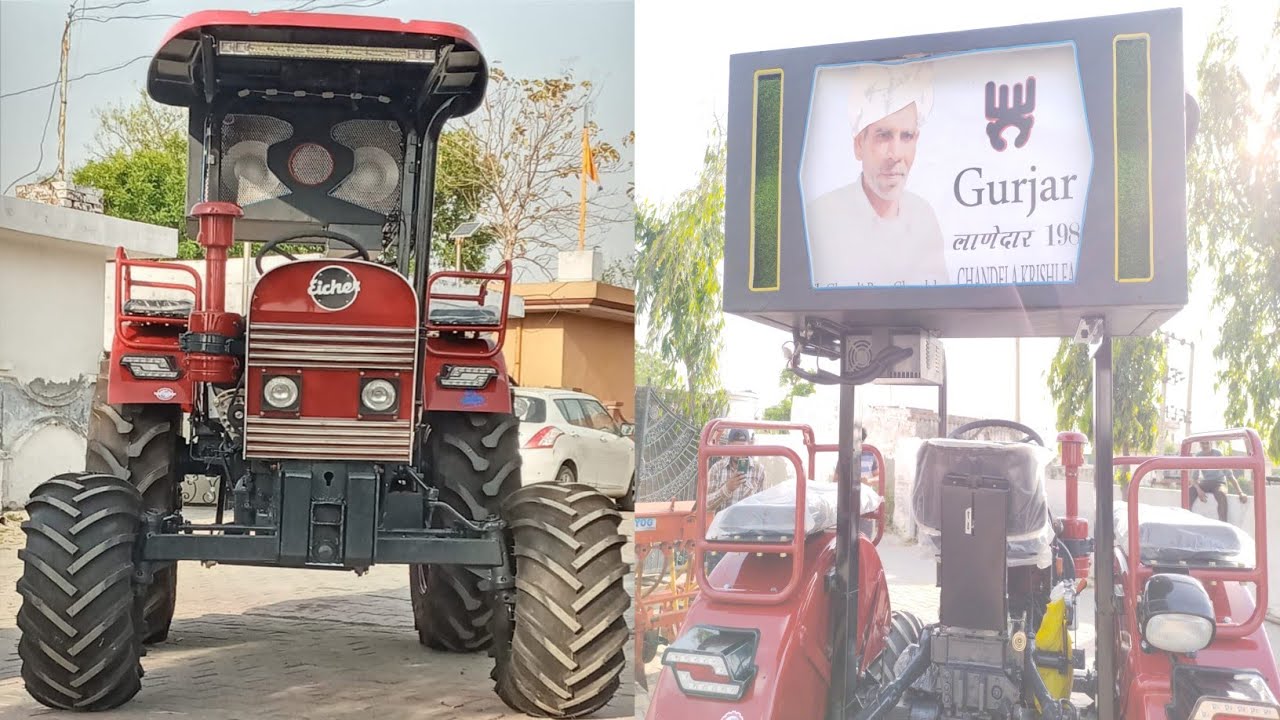 Eicher tractor full modify - YouTube