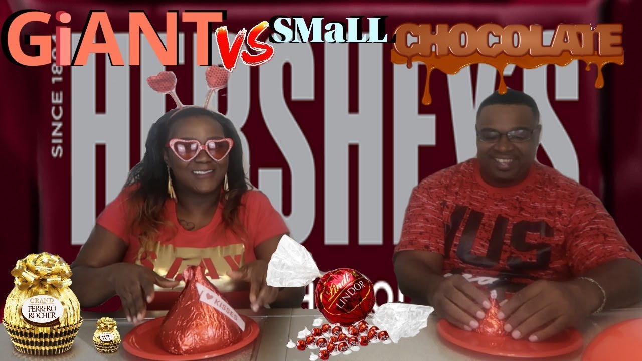 GIANT CHOCOLATE VS SMALL CHOCOLATE CHALLENGE - GIANT VS SMALL CHOCOLATE ...