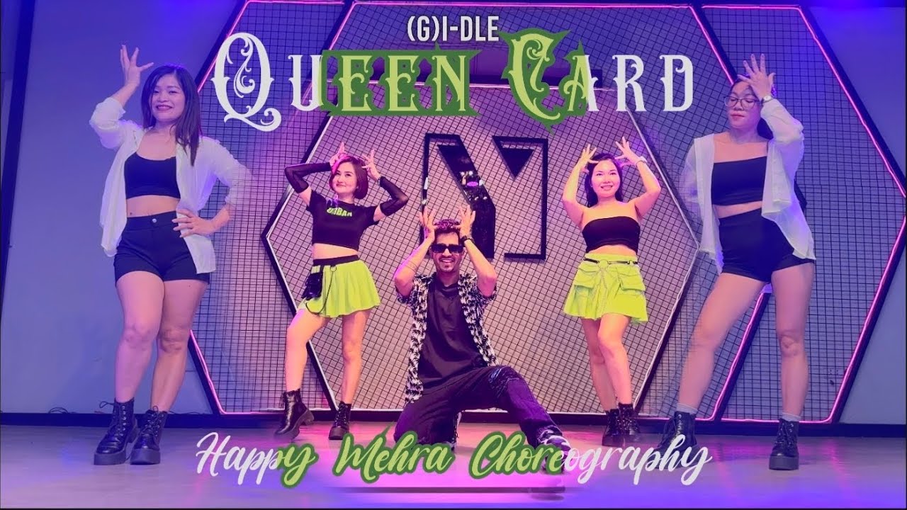Queencard - (G)I-DLE) | Dance Fit | Zumba | Happy Mehra choreography ...
