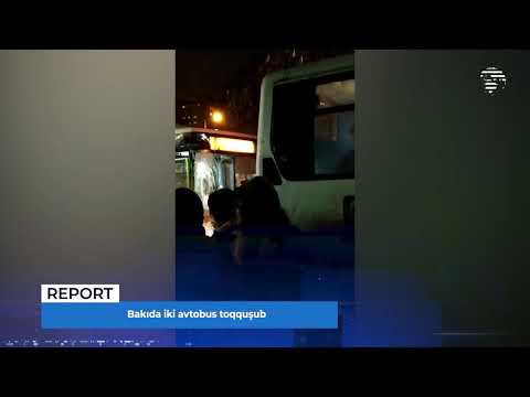 Bakıda iki avtobus toqquşub