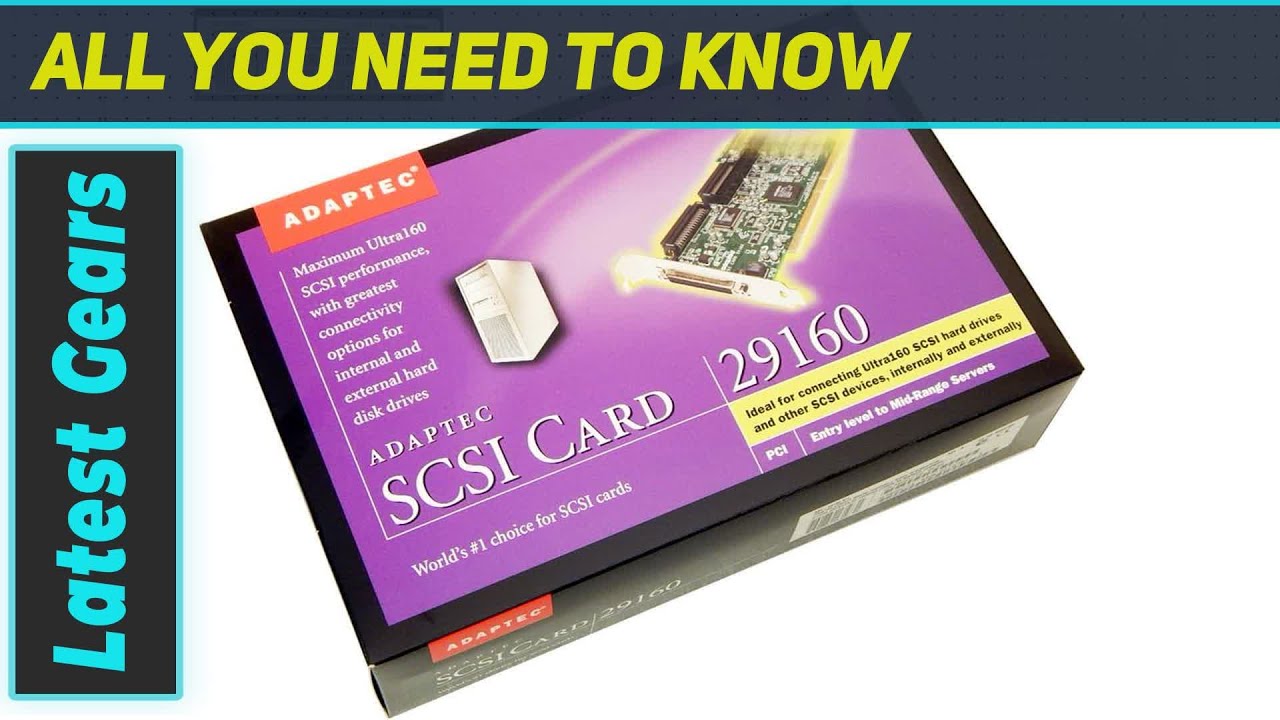 Adaptec 29160 PCI to Ultra160 SCSI Card Kit: Unbeatable Performance ...