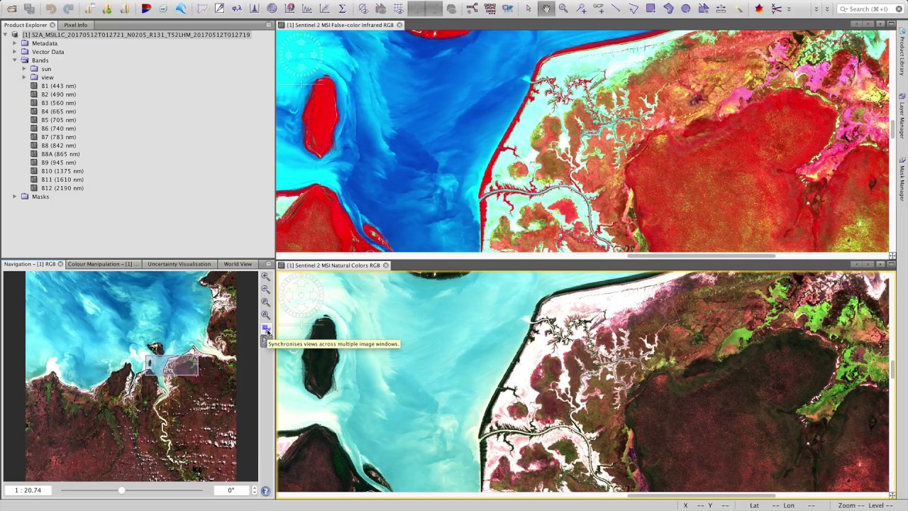 Sentinel 2 Band Combinations