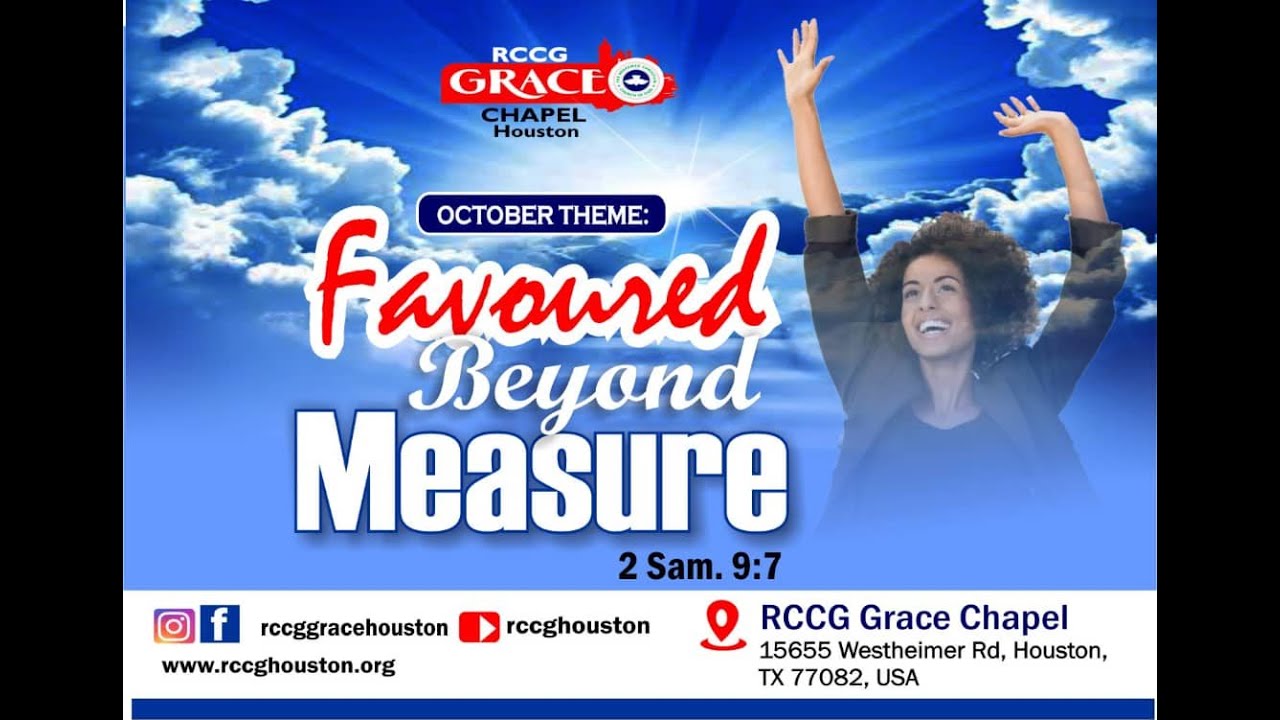 RCCG GRACE CHAPEL || SUNDAY SERVICE || FAVOUR IS GREATER THAN PROTOCOL ...