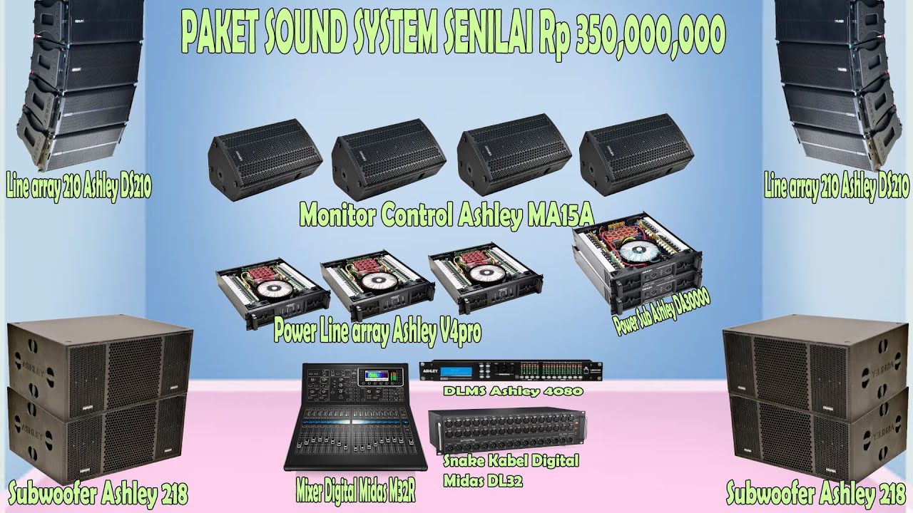 PAKET SOUND SYSTEM SENILAI 350 JUTA RUPIAH || solusi untuk anda pemula ...
