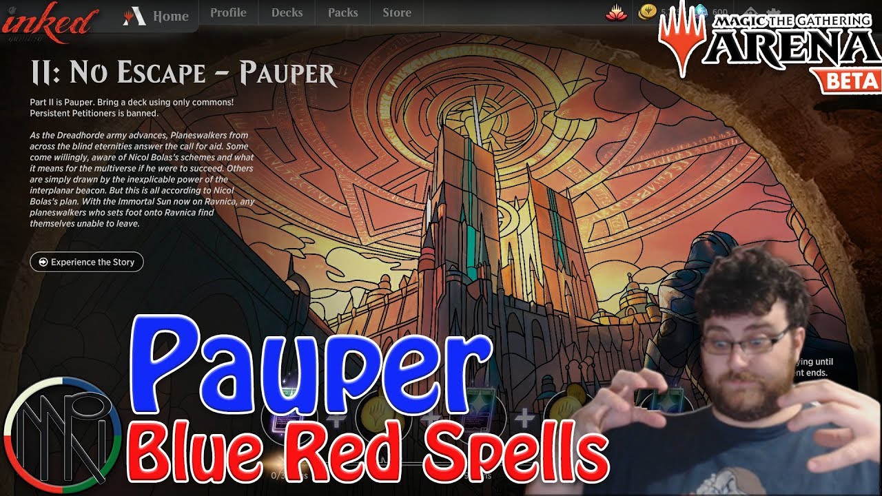 Arena Pauper - Blue/Red Spells - MTG Arena - YouTube