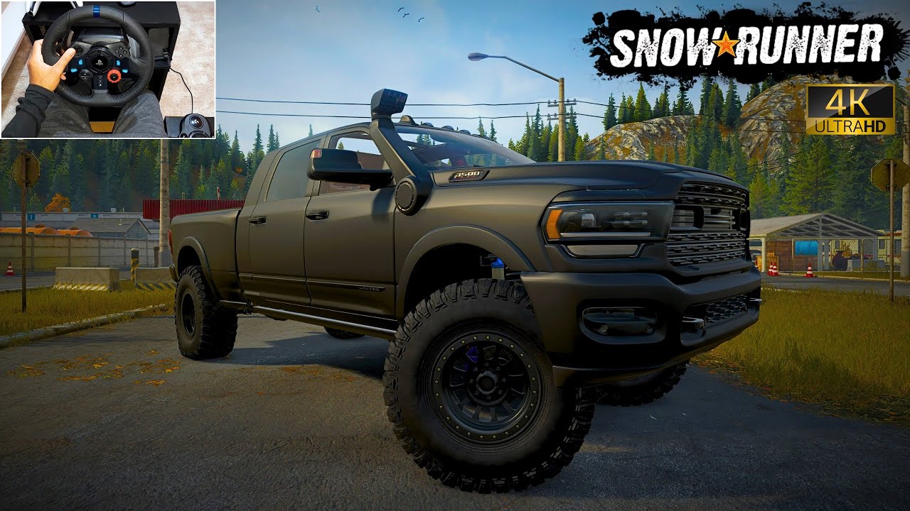 Dodge Ram - Snowrunner #snowrunner #ps5 #ps4 #dodgeram #g29 - YouTube