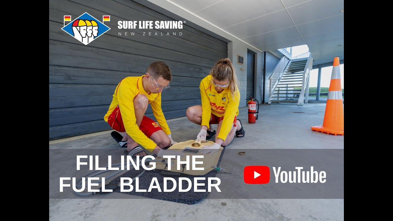 IRB Filling the fuel bladder - YouTube