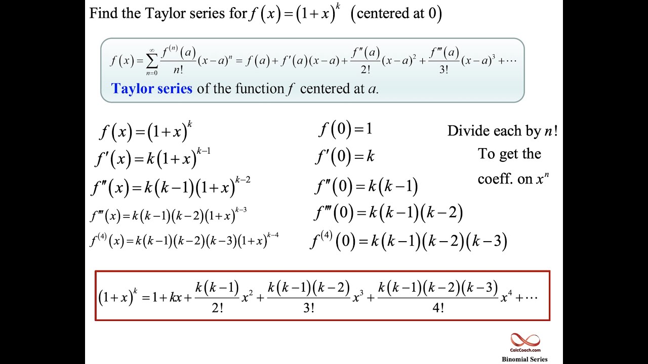 The Binomial Series YouTube the-binomial-series-youtube