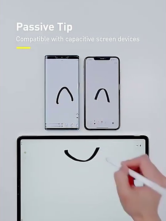 Стилус графический Baseus Stylus iPad (активный+пассивный) - YouTube
