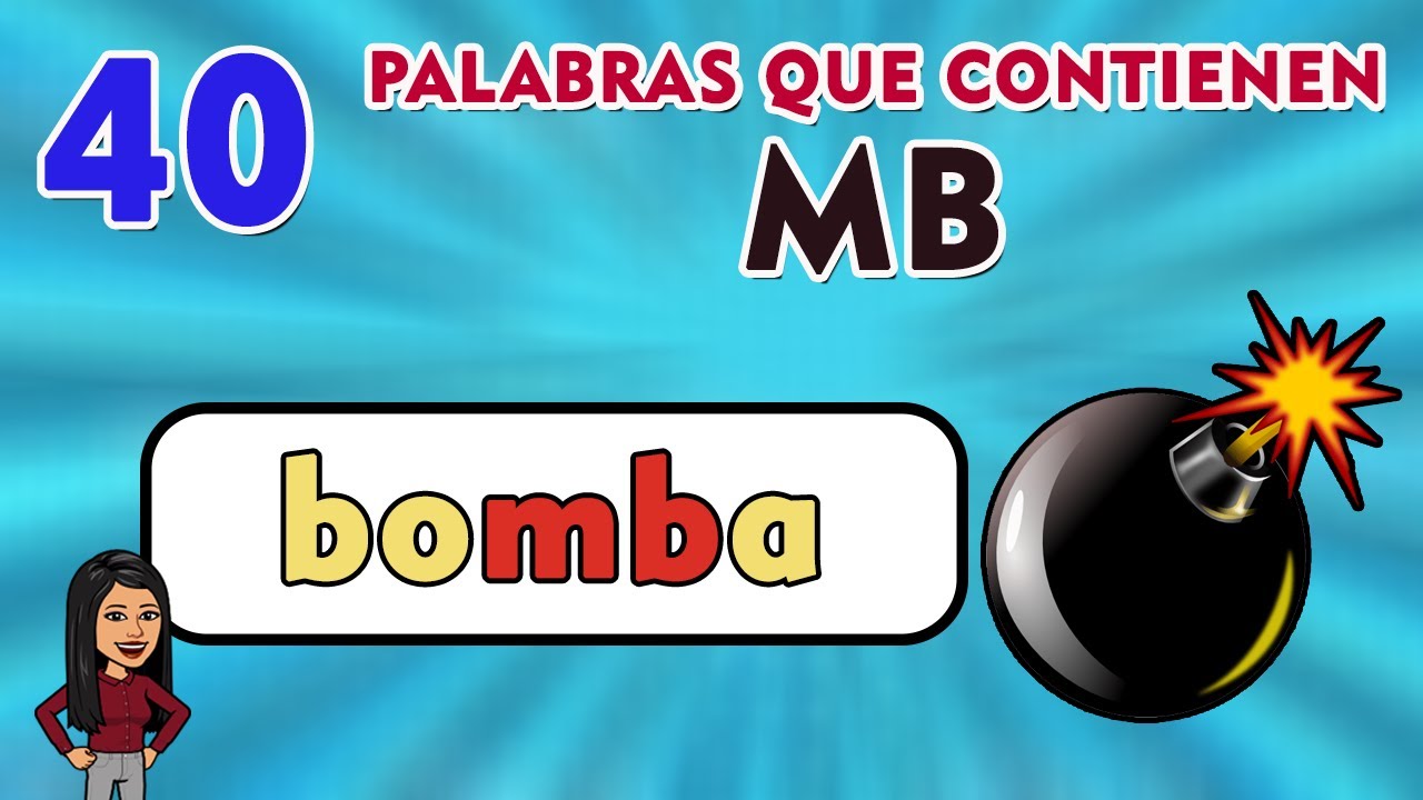 40 Palabras Con MB I Palabras con MB I Ortografía - YouTube