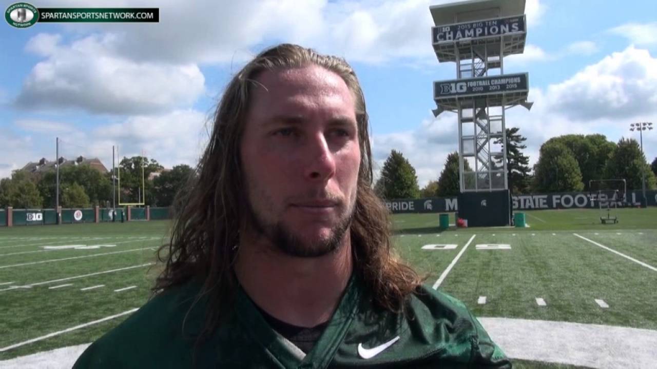 Riley Bullough named 2016 MSU Football Captain - YouTube