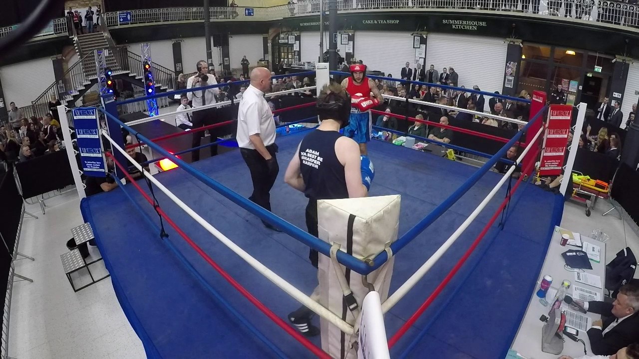 Ultra White Collar Boxing | Burton | Danny Freeman VS Adam Harper - YouTube