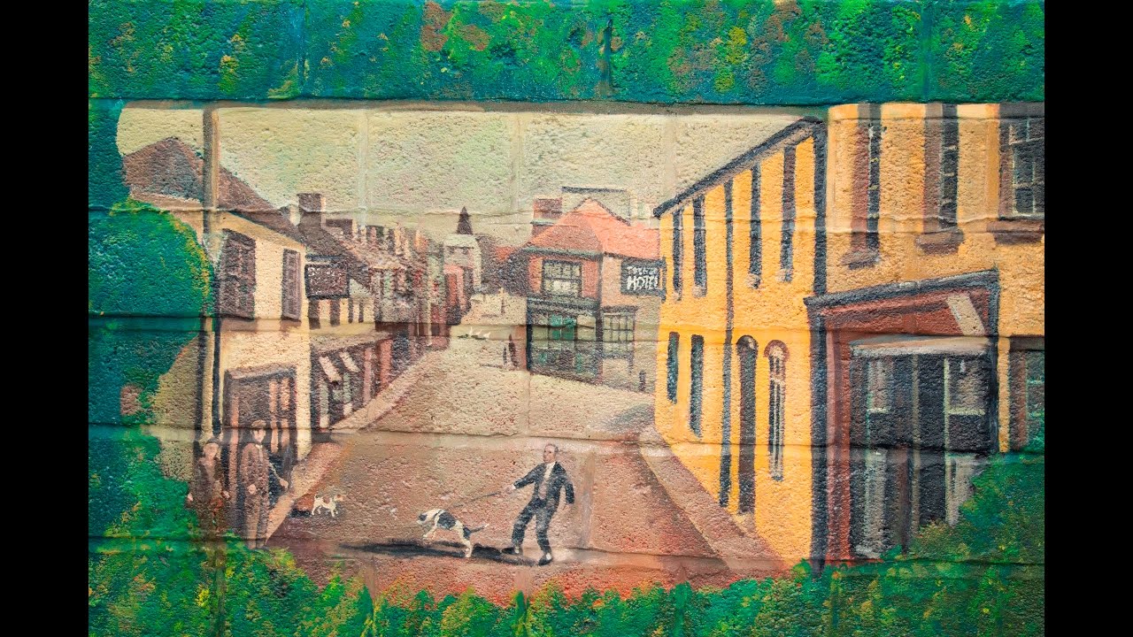Unveiling the Mural - Gunnislake, Cornwall - YouTube