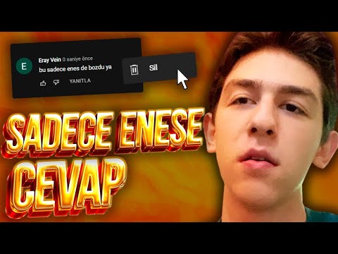 SADECE ENESE CEVAP