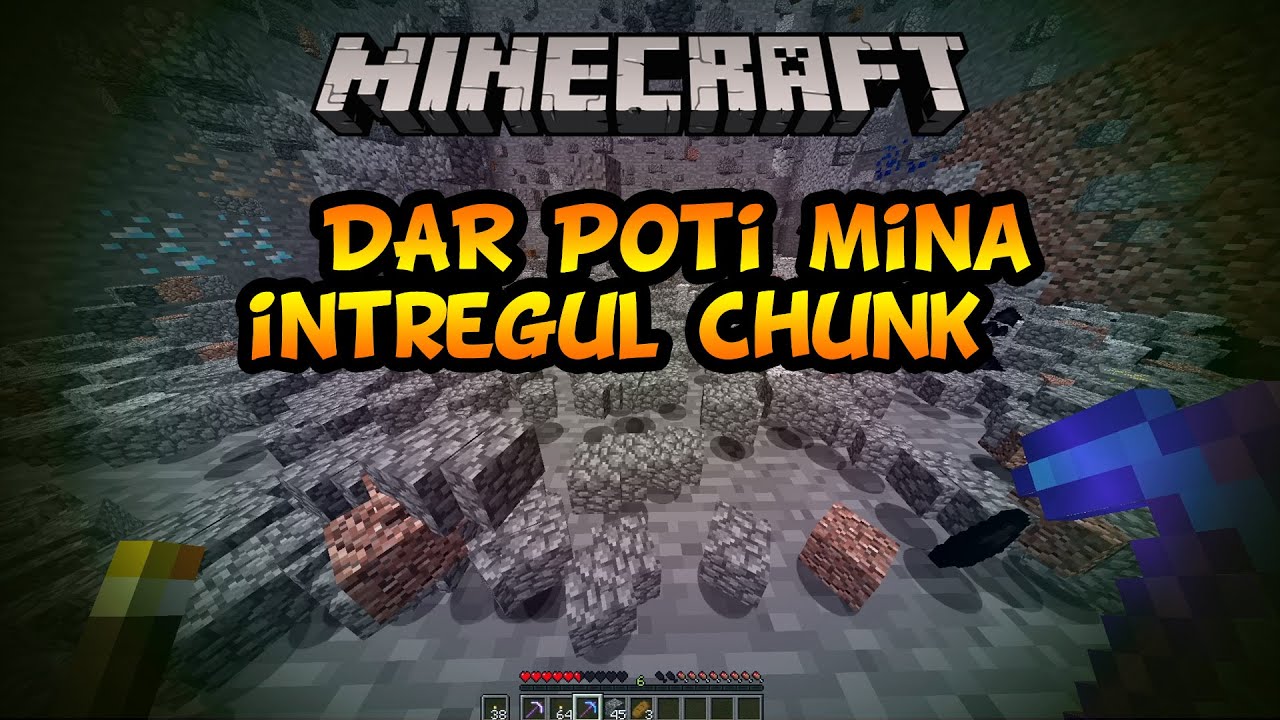 MINECRAFT,DAR POTI MINA INTREGUL CHUNK - YouTube