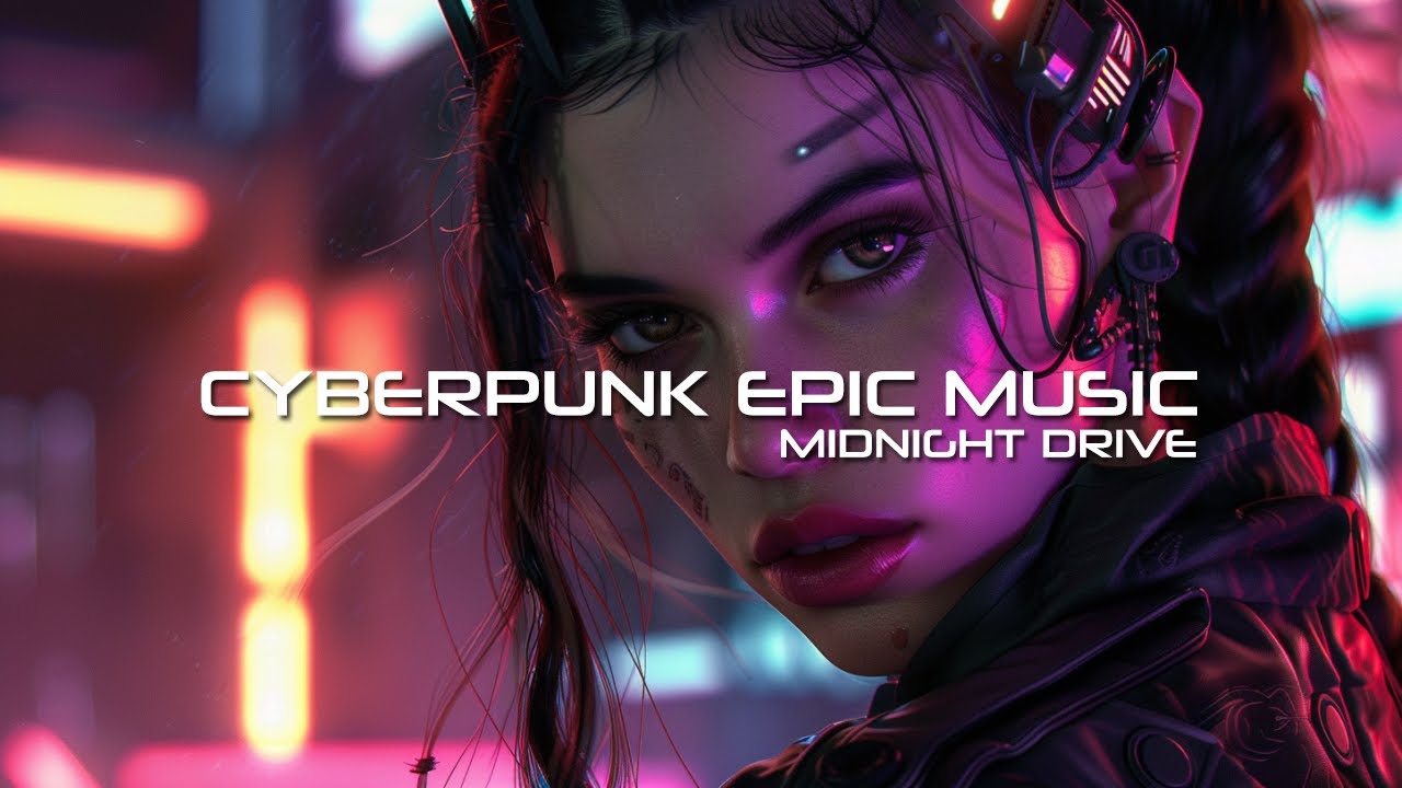 Midnight Drive - Epic Night Journey with Cyberpunk Electronic Music ...