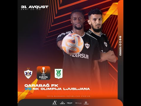 UEFA Avropa Liqası 2023/24. Pley-off mərhələsi.Qarabağ (Azərbaycan) - Olimpiya (Slovenya). TAM MATÇ.