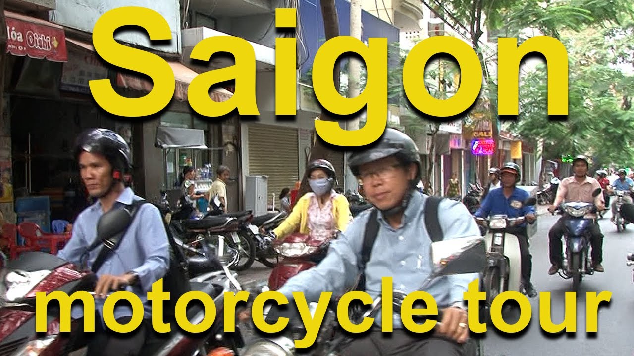 Saigon motorcycle tour - YouTube